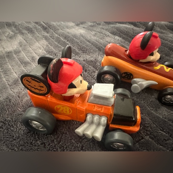 Disney | Toys | Disney Mickey Mouse Hot Rod Toy Orange And Black | Poshmark